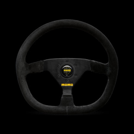 MOMO Steering Wheel (MOD.88 - Black Suede - 350 / 320 mm - No Stitch)