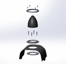 Hurst Billet Shifter Boot & Bezel - Round/ 116500HST - Black Finish