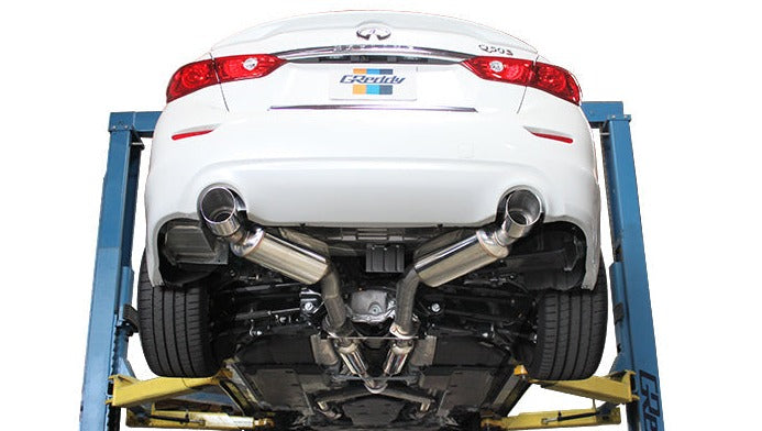 GReddy Exhaust Infiniti Q50 Turbo 2WD (06-23) Dual Catback - EVOlution