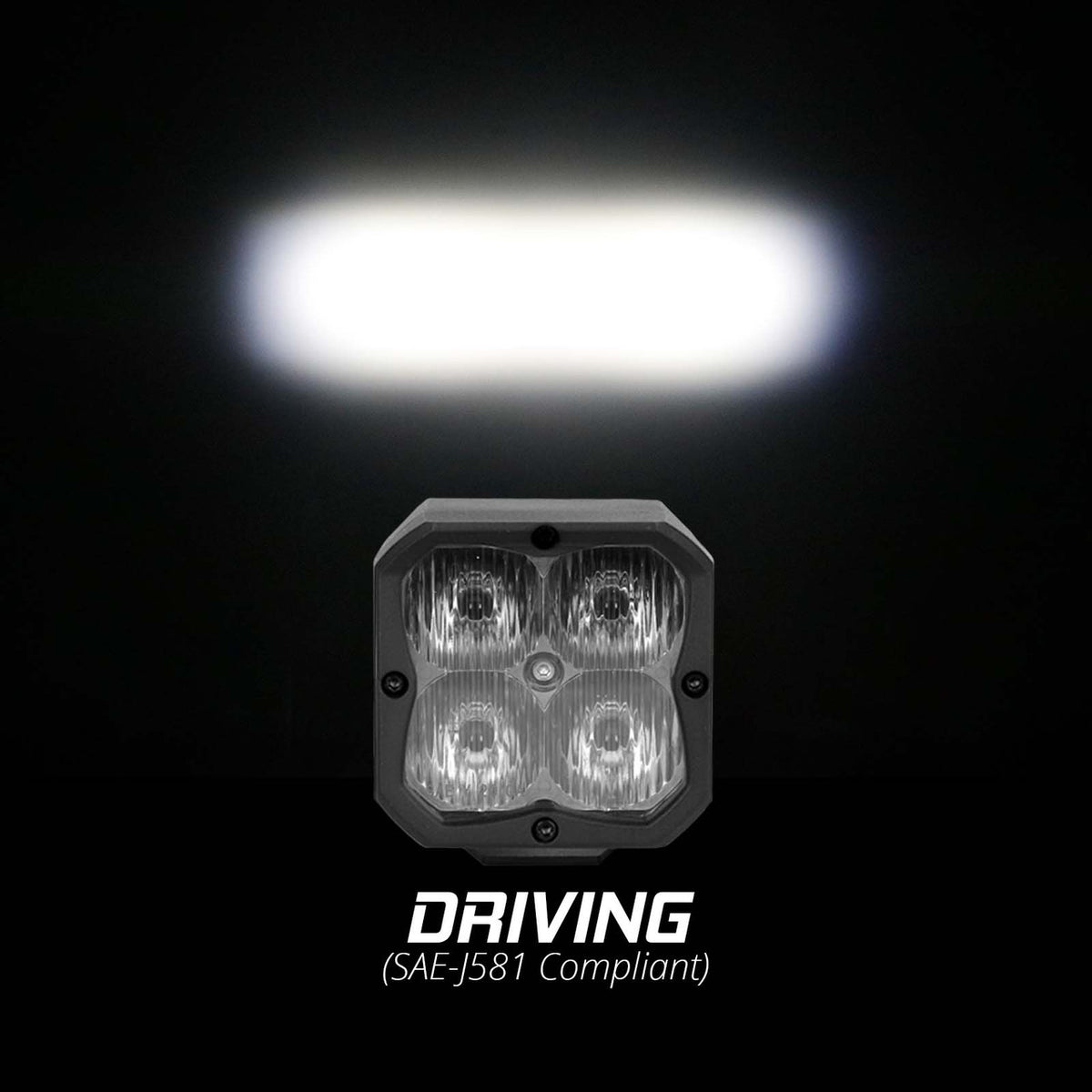 XKGlow 2pc XKChrome 20w LED Cube Light + RGB Accent Light Kit - Drivin