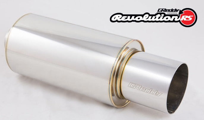 GReddy Universal 3.0" Muffler (160mm) / Tip (115mm) Revolution RS 1100