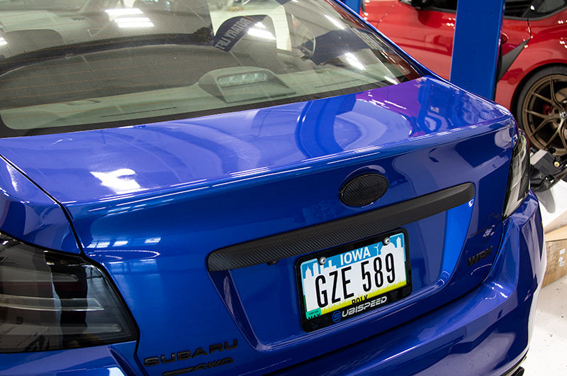 OLM Trunk Hole Delete Subaru WRX / WRX STI (15-21) [For OEM Short Spoi