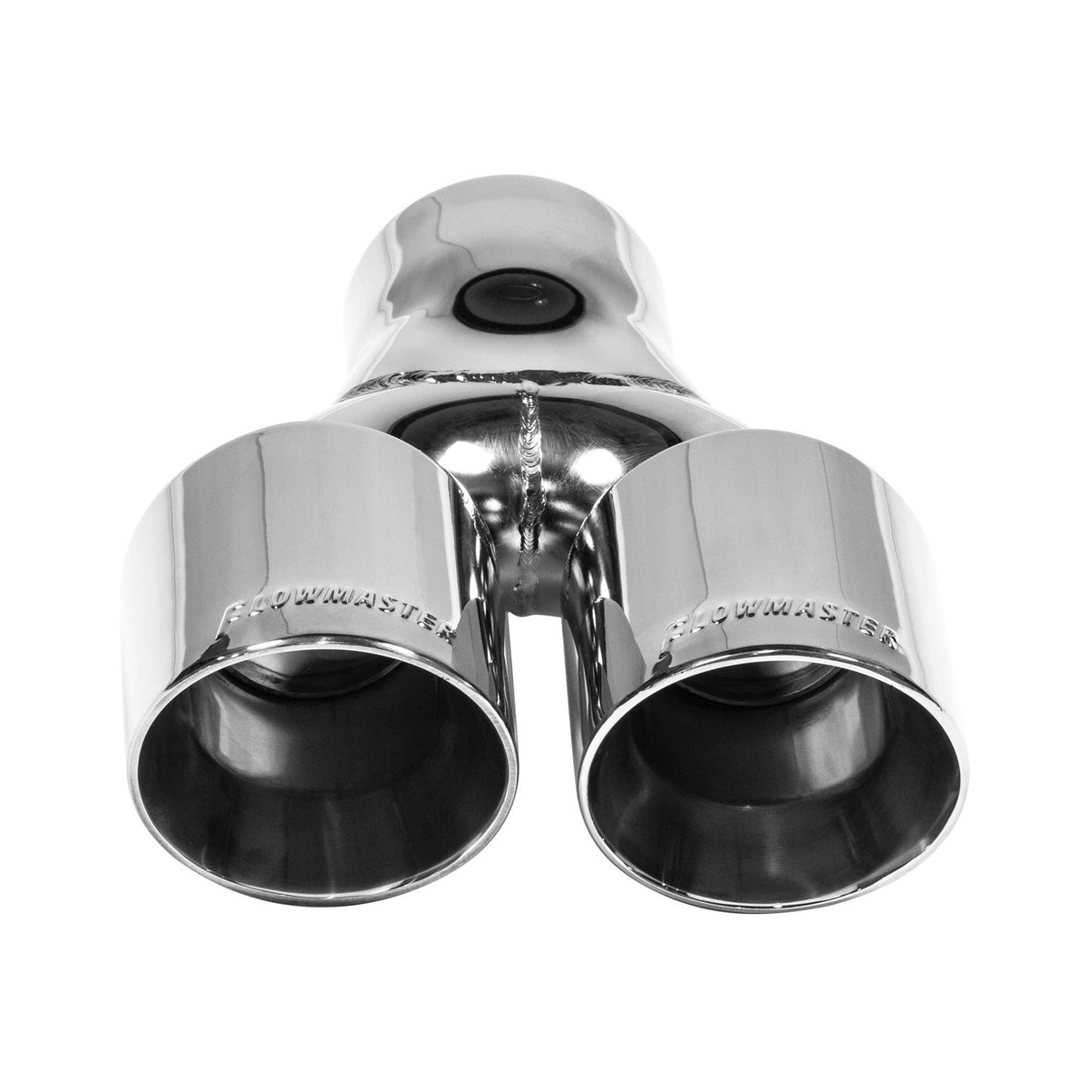 Flowmaster Exhaust Tip (3" Inlet / 3" dia. Dual Out Angle Cut) Weld On