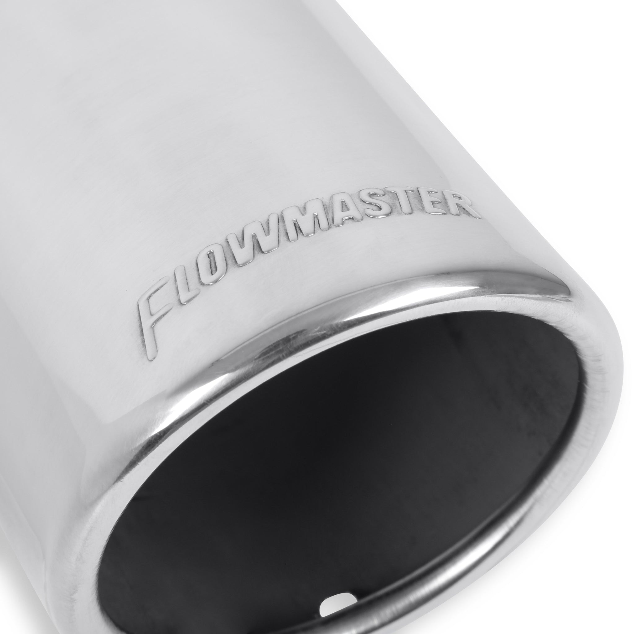Flowmaster Exhaust Tip (3" Inlet / 3.5" Rolled Angle Polished SS / 12 ...
