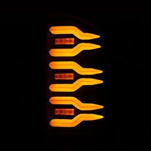 AlphaRex LED Tail Lights Dodge Ram (07-09) LUXX Series - Black / Black