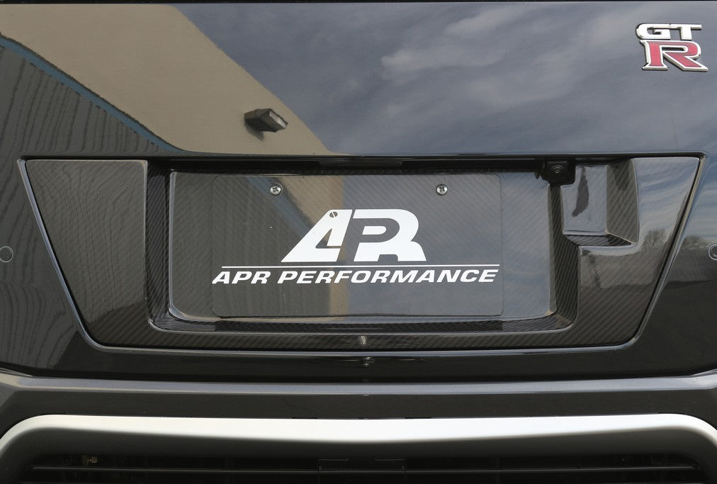 APR License Plate Backing Nissan GT-R R35 (2017-2022) [Carbon Fiber] C