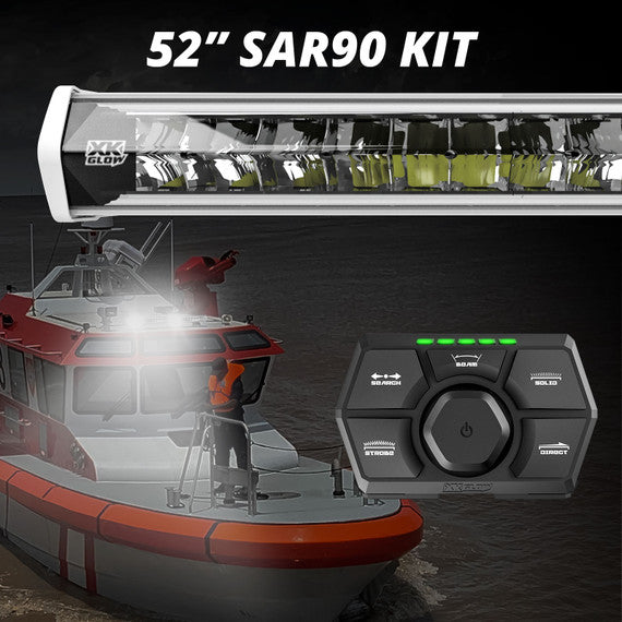 XKGlow White Housing SAR Light Bar/ Emergency Search and Rescue Light