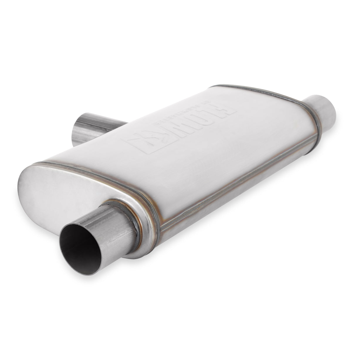 Flowmaster Muffler Flow FX (2.5" In / 2.5" Out Oval Body) Stainless St ...