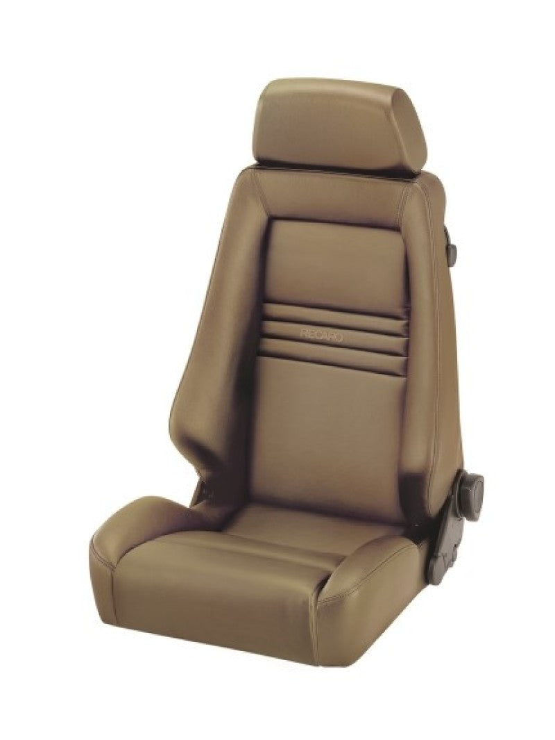 Recaro Specialist S Bucket Seats (Black Gray Beige / Leather / Nardo