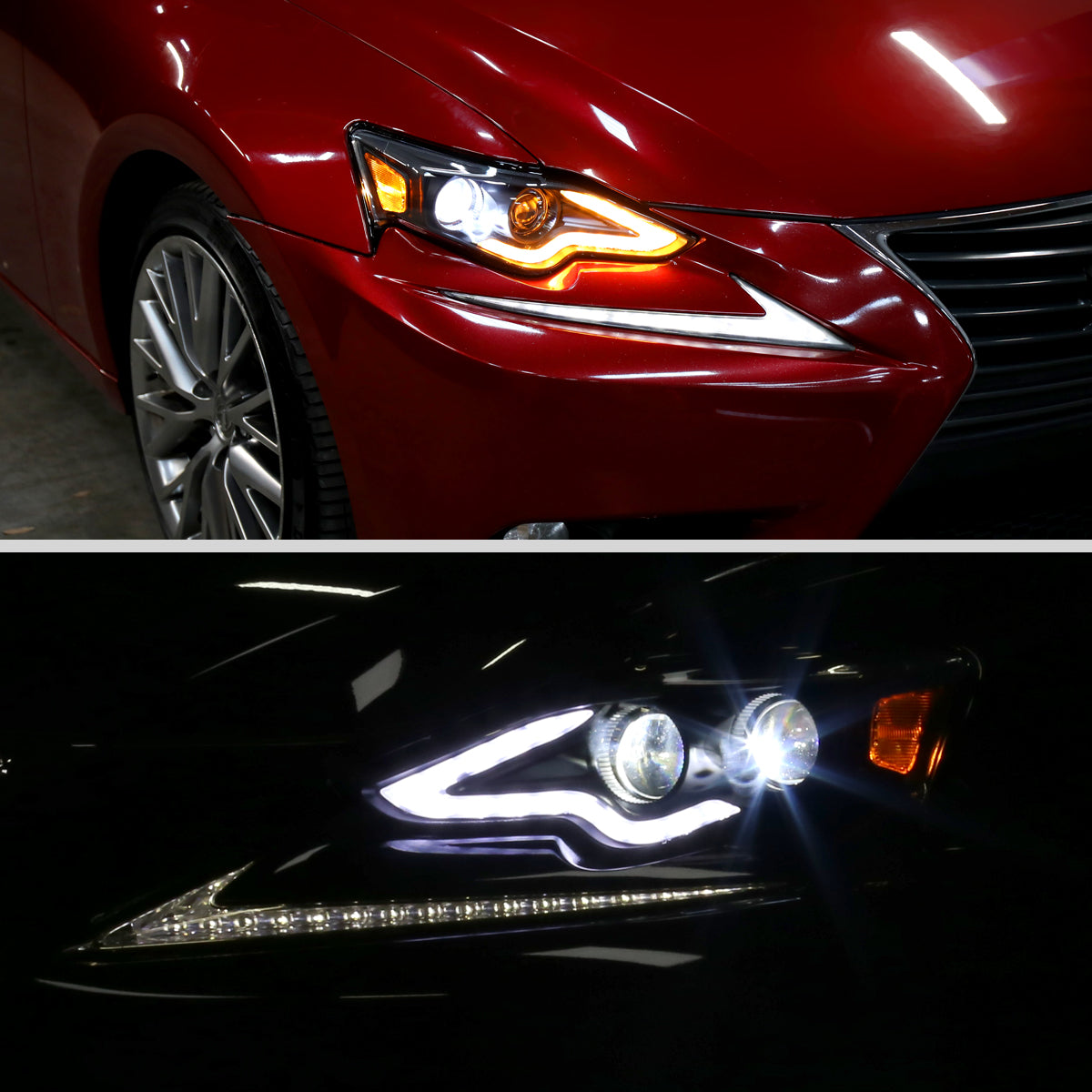 Spec-D Projector Full LED Headlights Lexus IS250 / IS350 (2014-2016) C