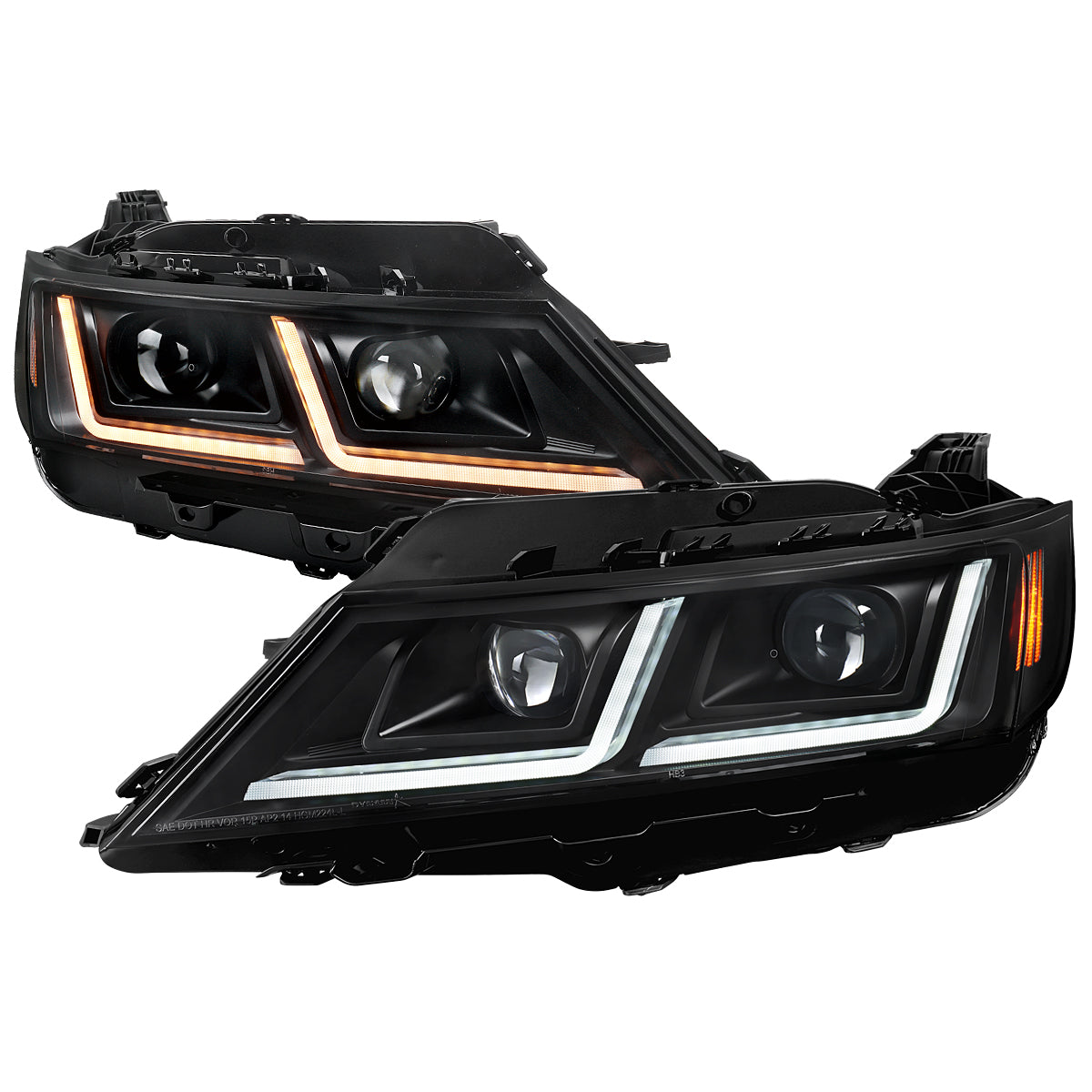 Spec-D Projector Headlights Chevy Impala (2014-2020) LED DRL w/ Sequen