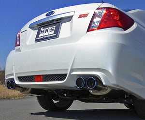 HKS Exhaust Subaru WRX STi Sedan (11-14) Legamax Premium w/ 3.5" Tip A – Redline360