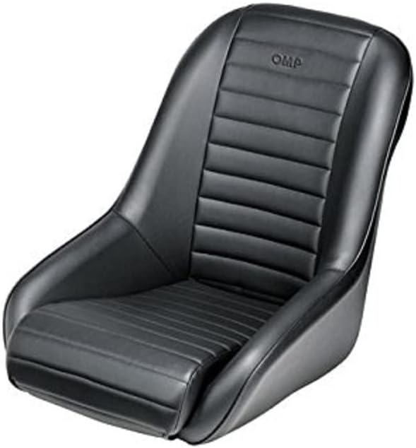 OMP Silverstone Vintage Racing Seats (Black) Fixed Back
