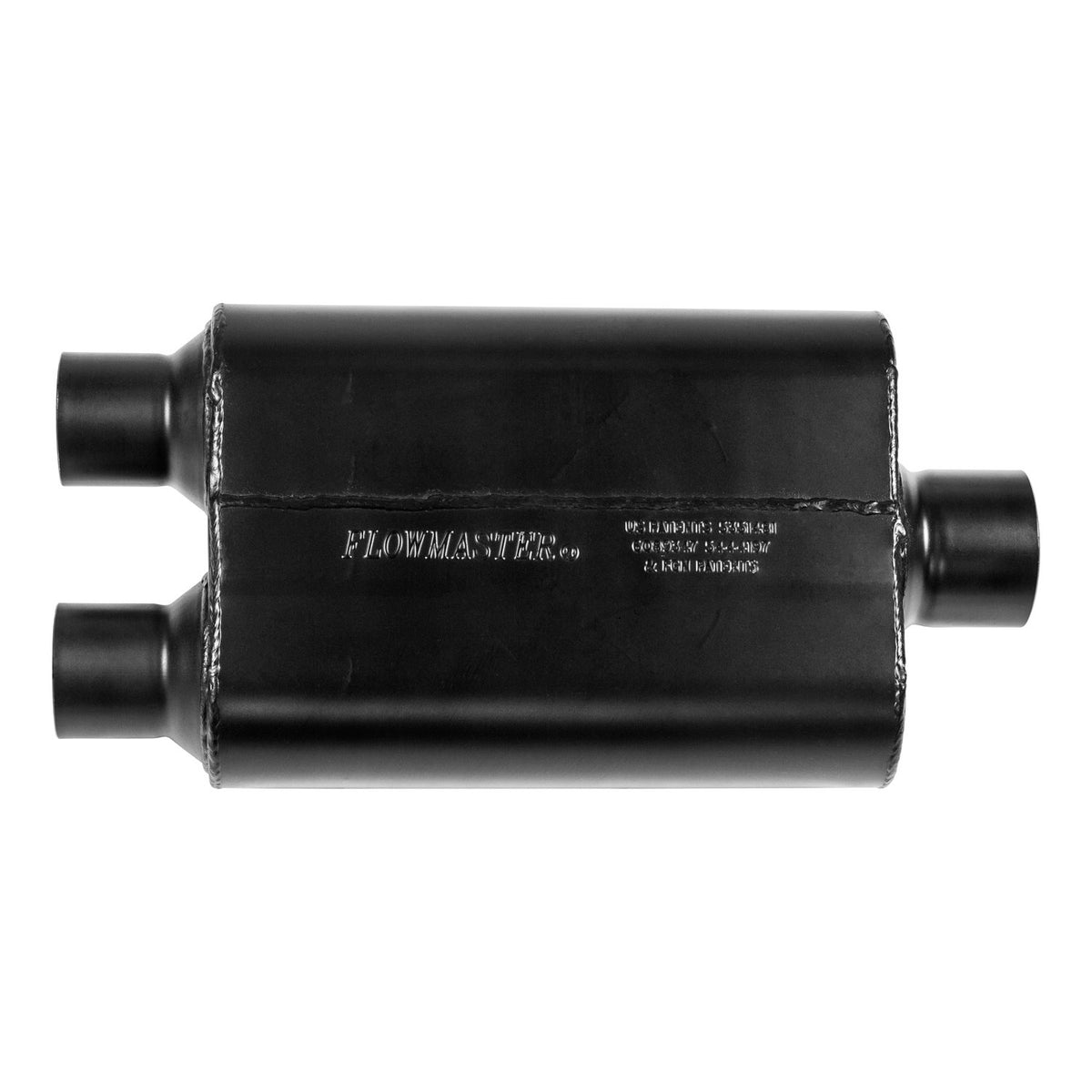 Flowmaster Muffler 40 Series (2.5" Dual In / 3" Center Out) Chambered