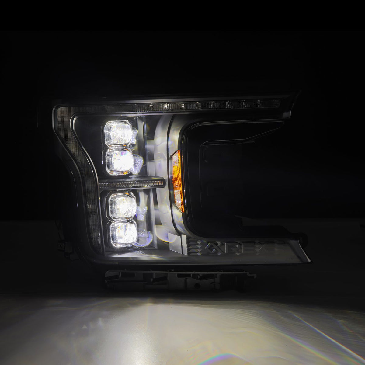 AlphaRex LED Projector Headlights Ford F150 (18-20) [3D Ice Cube LED