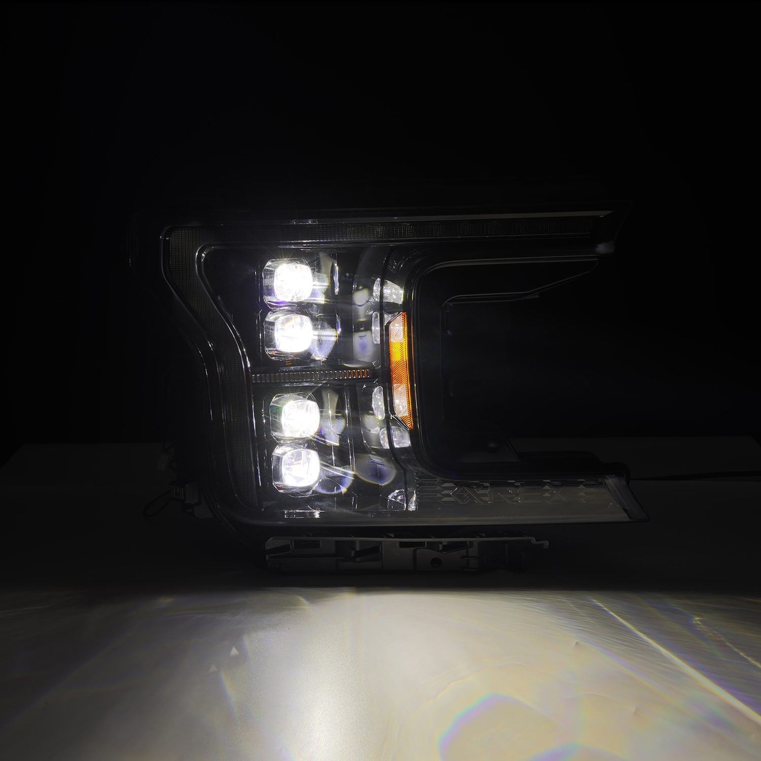 AlphaRex LED Projector Headlights Ford F150 (18-20) [3D Ice Cube LED
