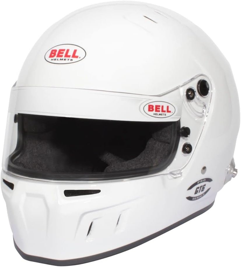 Bell Racing GT6 Pro Helmet [FIA8859-2015 & SNELL SA2020] White or Matt