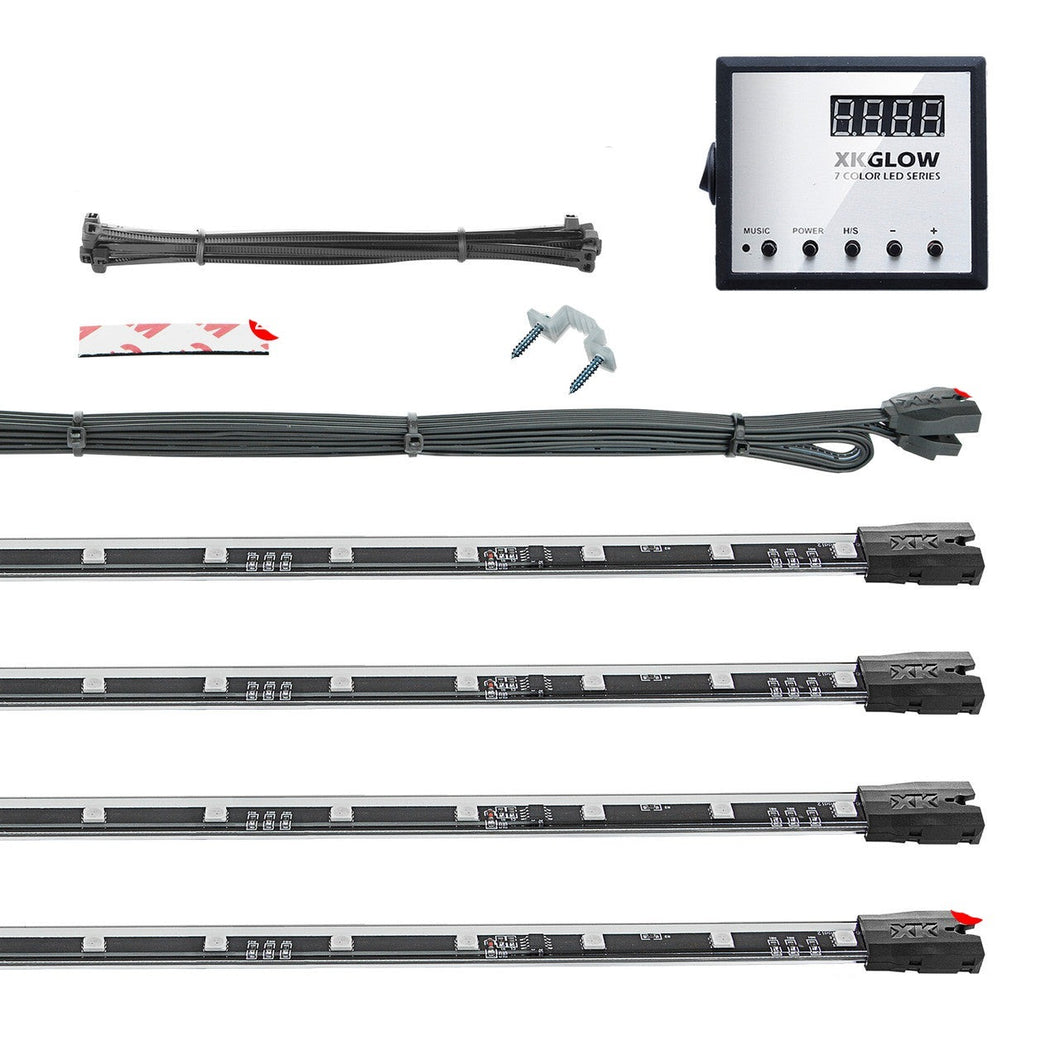 XKGlow Tubes 3 Million Color LED Accent Light Car/ Truck Kit - LED tub