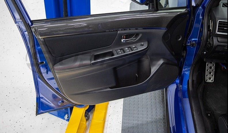 OLM Front Door Trim Subaru WRX / WRX STI (15-20) [Upper Panels] LE Dry