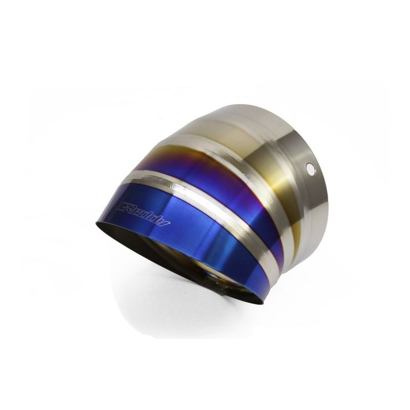 GReddy Titanium Turndown Exhaust Muffler Tip 115mm / 120mm - Revised R