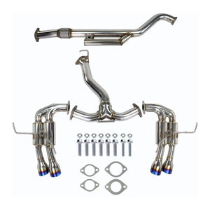 Invidia R400 Gemini Exhaust Subaru WRX (22-25) Catback w/ Quad Polishe