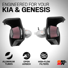 K&N Cold Air Intake Kia Stinger 3.3L V6 (2018-2023) [Typhoon Kit] 69-5