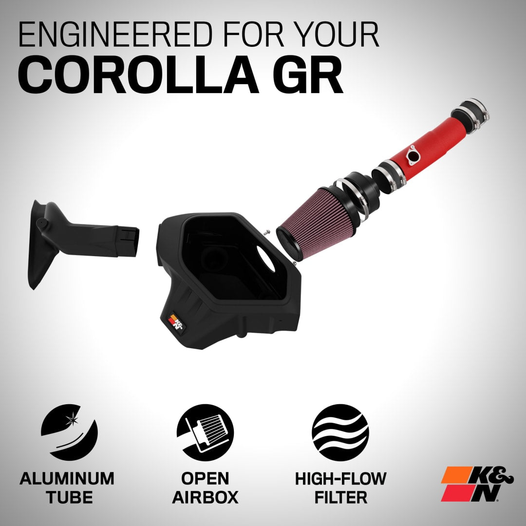 K&N Cold Air Intake Toyota GR Corolla 1.6L (2023-2024) [Typhoon Kit] 6