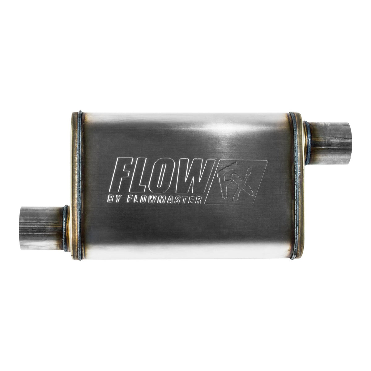 Flowmaster Muffler Flow FX (2.5" Offset In / 2.5" Offset Out) Stainles ...
