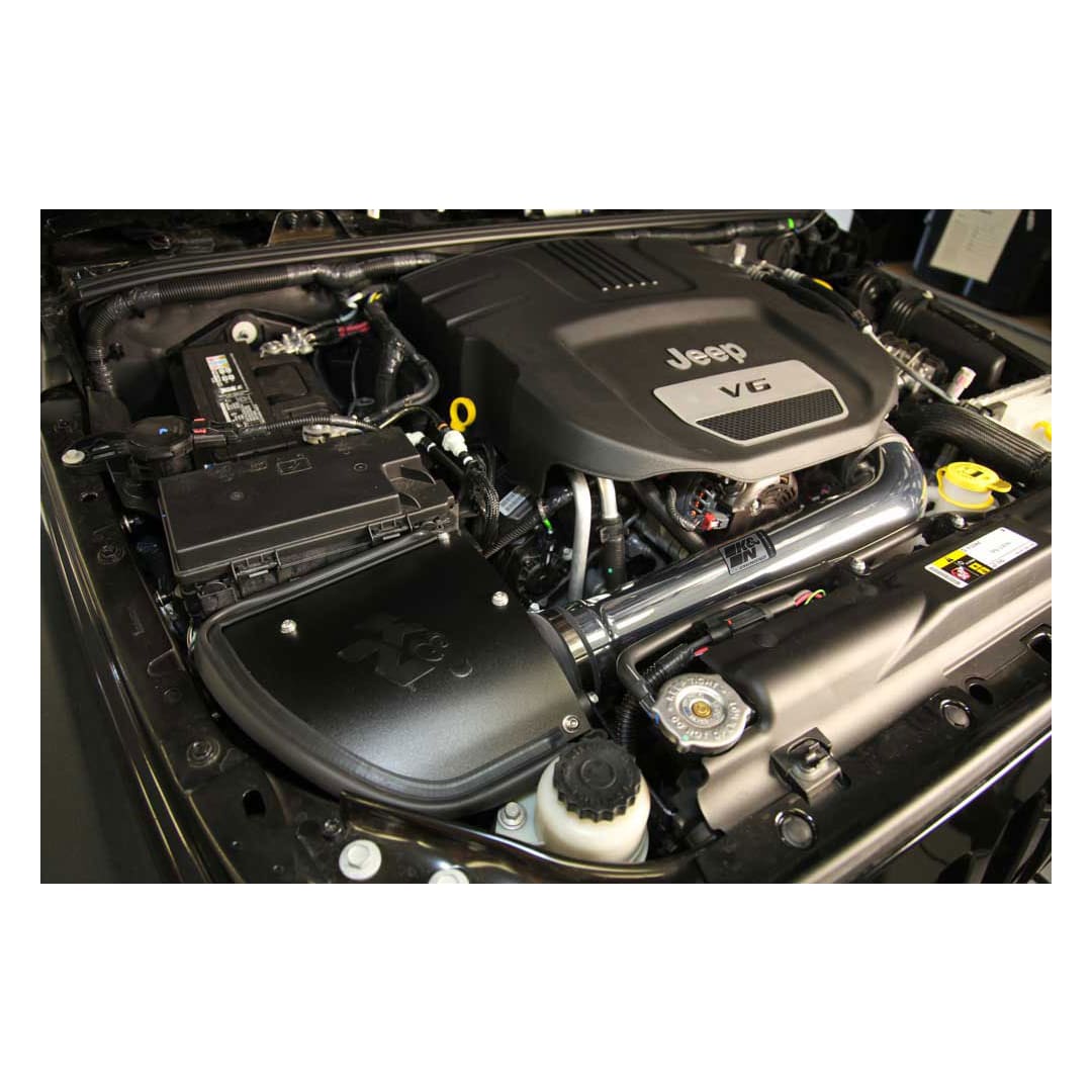 K&N Cold Air Intake Jeep Wrangler JK 3.6L V6 (2012-2018) [77 Series] 7