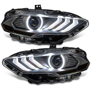 Oracle LED Projector Headlights Ford Mustang S550 (2018-2023) RGB Colo