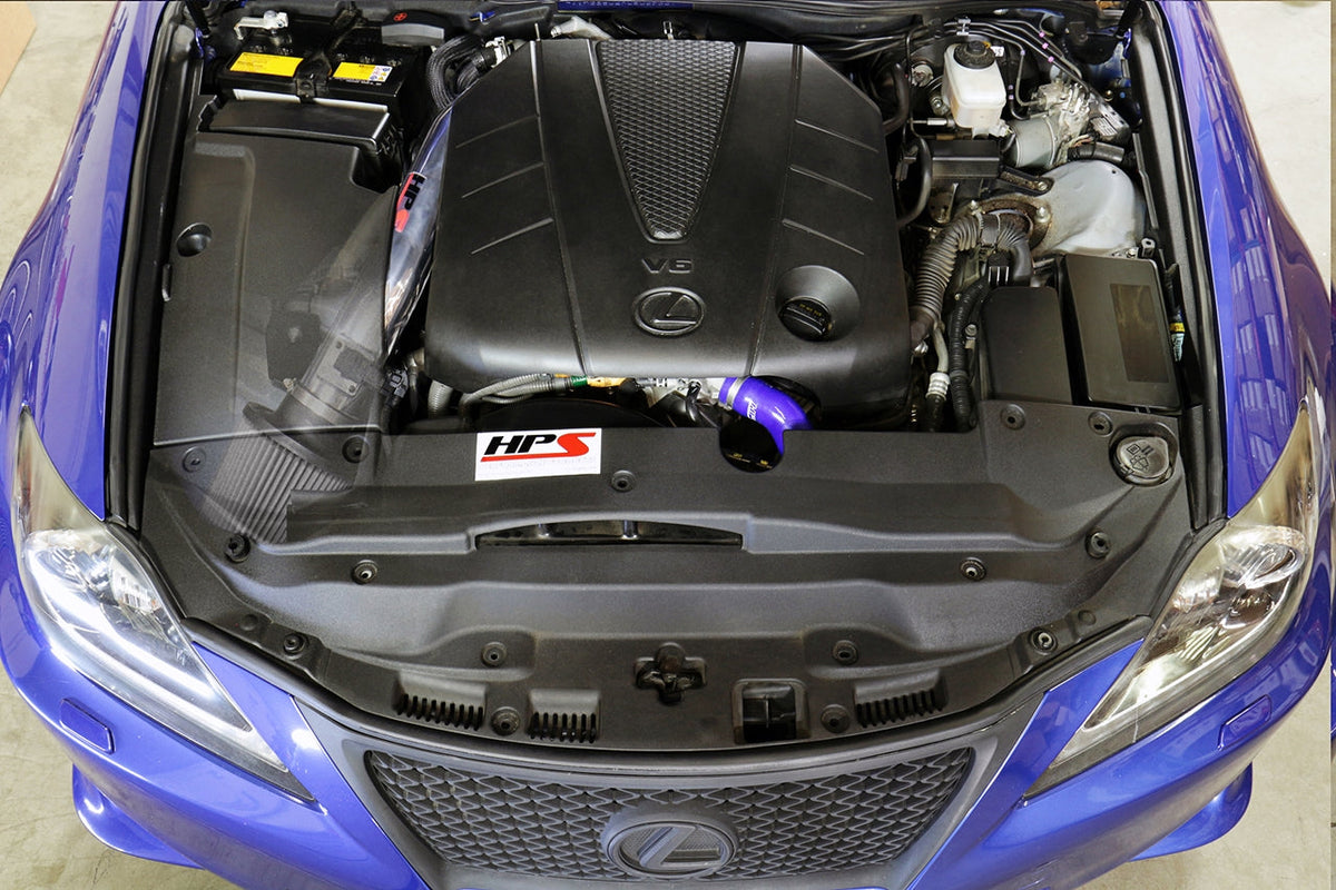HPS Performance Short Ram Air Intake Lexus IS350 3.5L V6 (2006-2013) B ...