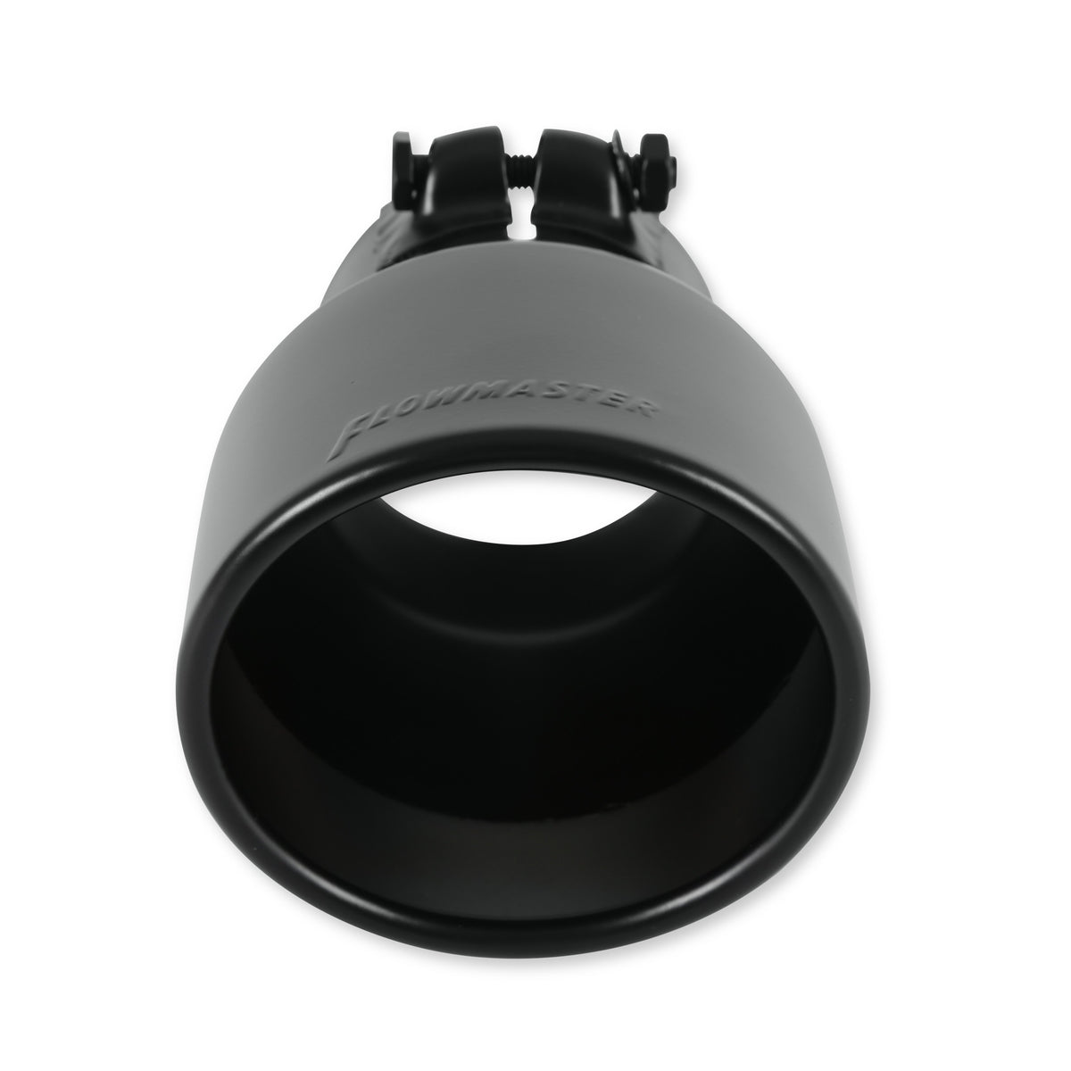Flowmaster Exhaust Tip (3" Inlet / 4.5" Black Angle Cut / 7" Long) Cla
