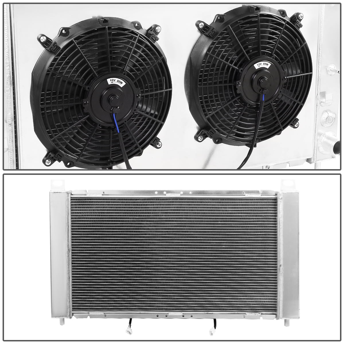 DNA Radiator GMC Sierra 4.8L 5.3L V8 (1999-2007) 2 Row Aluminum Perfor