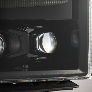 AlphaRex LED Projector Headlights Chevy Silverado 1500 (14-16) [3D Ice