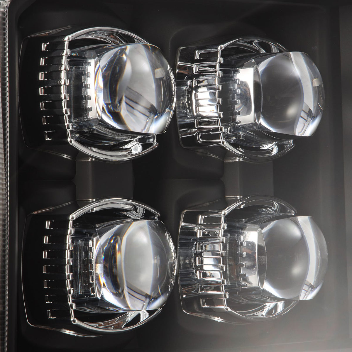 AlphaRex LED Projector Headlights Ford Super Duty (05-07) [3D Ice-Cube