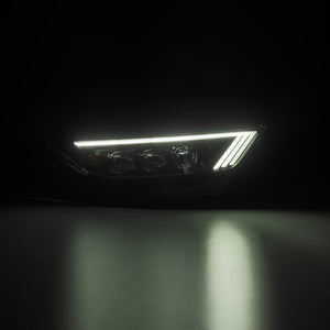 AlphaRex LED Projector Headlights Ford Mustang (15-17) S550 [3D Ice-Cu