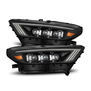 AlphaRex LED Projector Headlights Ford Mustang (15-17) S550 [3D Ice-Cu