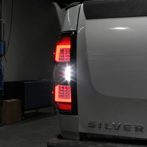 Xtune Full LED Tail Lights Chevy Silverado 1500~3500 (07-13) Black or
