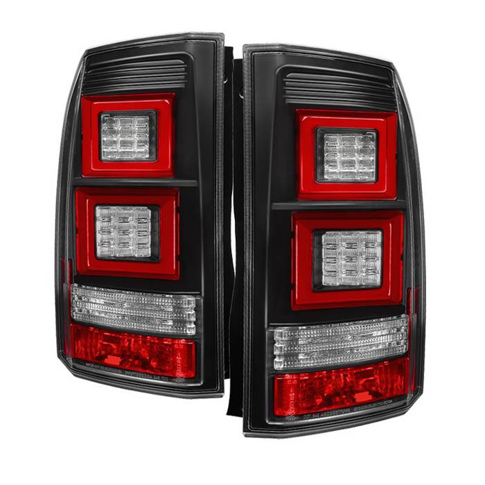 Spyder LED Tail Lights Land Rover Discovery LR4 (2010-2014) Black