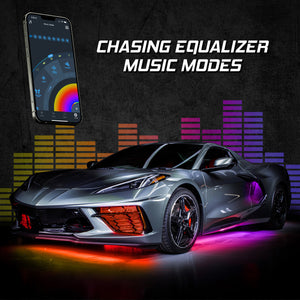 XKGlow XKalpha Led Underglow Light Kit With RGBW Color Chasing [App