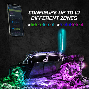 XKGlow RGBW Addressable LED Rock Light Kits [XKalpha App Controlled] S – Redline360