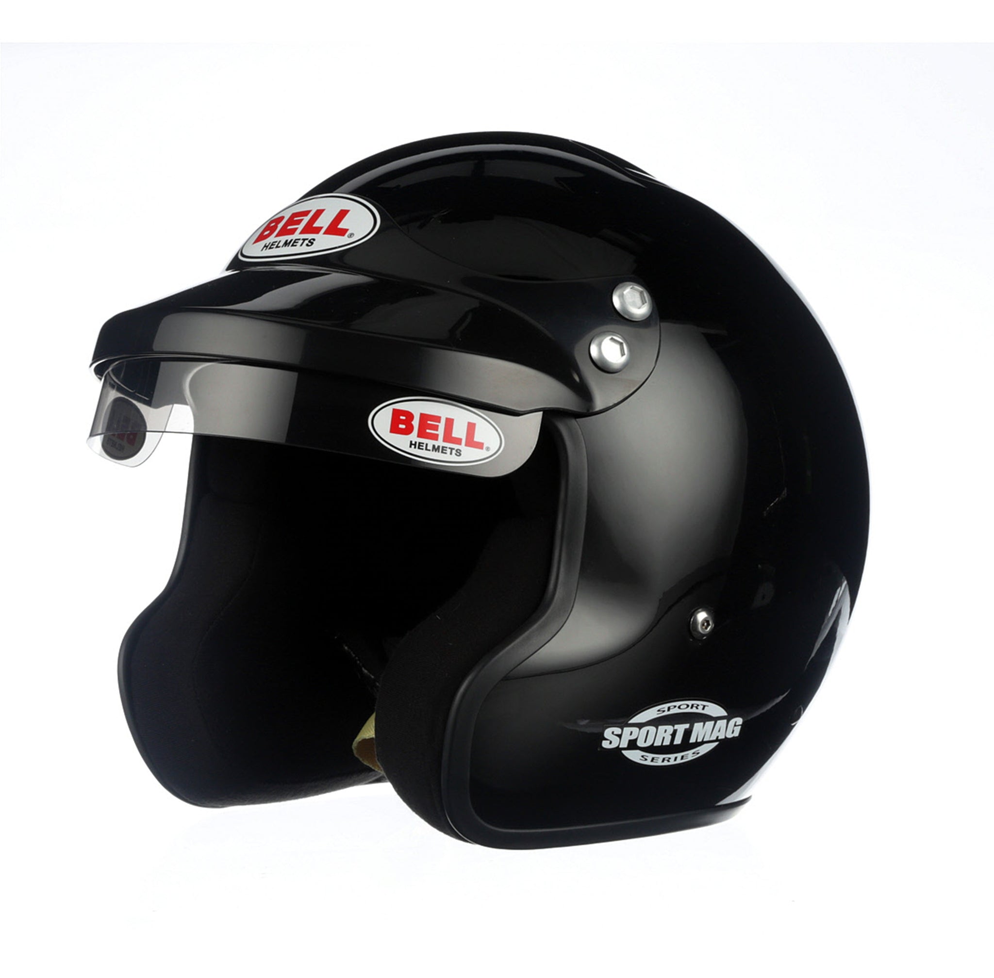 Bell Racing Sport Mag Helmet With Visor [Snell SA2025] White / Matte B