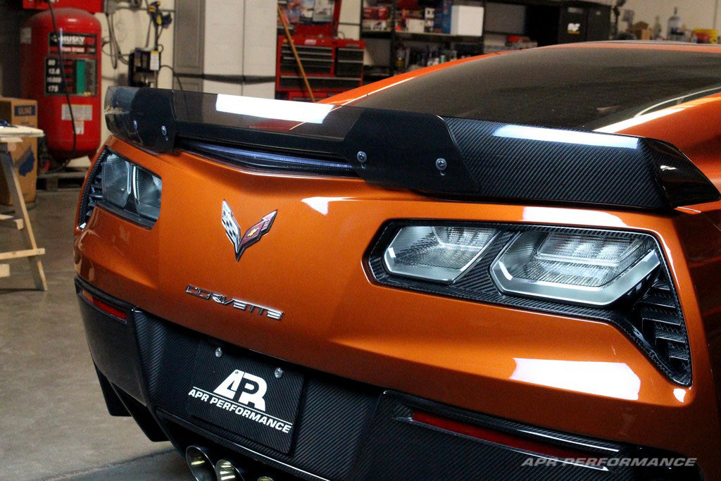 APR Rear Tail Light Bezels Corvette C7 (14-19) [Carbon Fiber] CBX-C7TB
