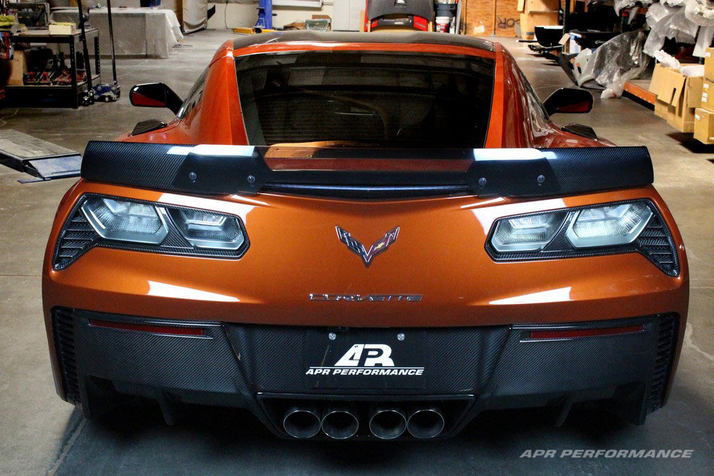 APR Rear Tail Light Bezels Corvette C7 (14-19) [Carbon Fiber] CBX-C7TB