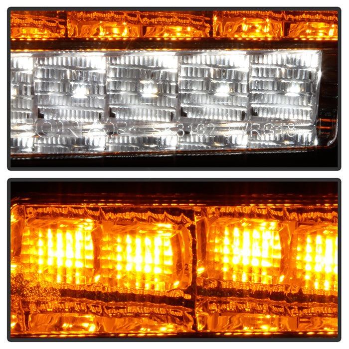 Spyder LED Front Bumper Lights Jeep Wrangler (2018-2021) [LED Model On