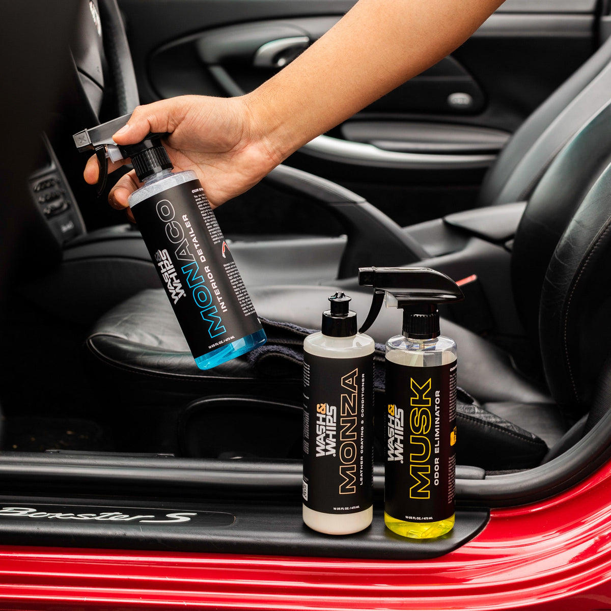 WASH&WHIPS Quick Detailing Pro Kit for Auto Detailing (16-Piece) Compl