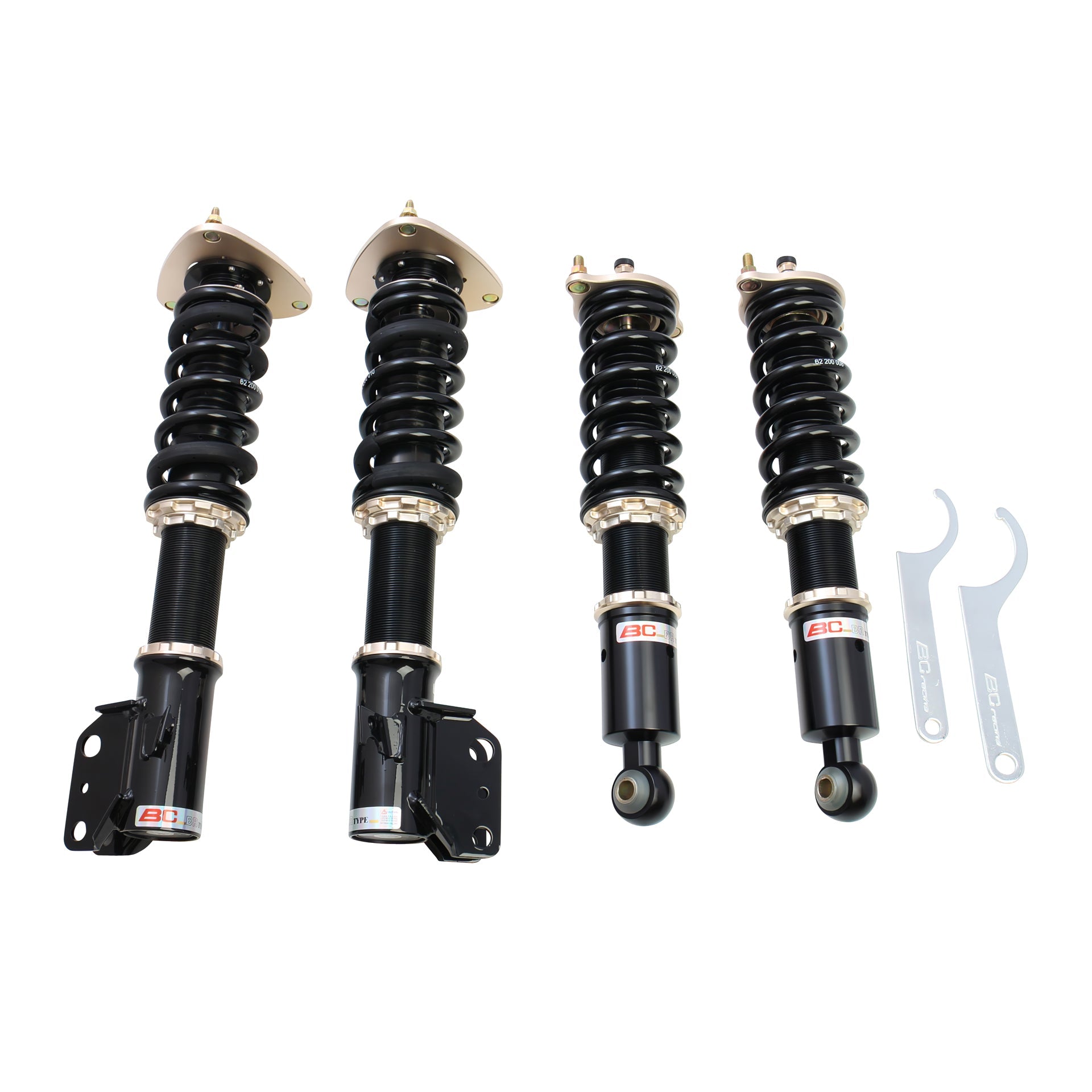 BC Racing Coilovers Subaru Baja AWD (2003-2006) w/ Front Camber Plates