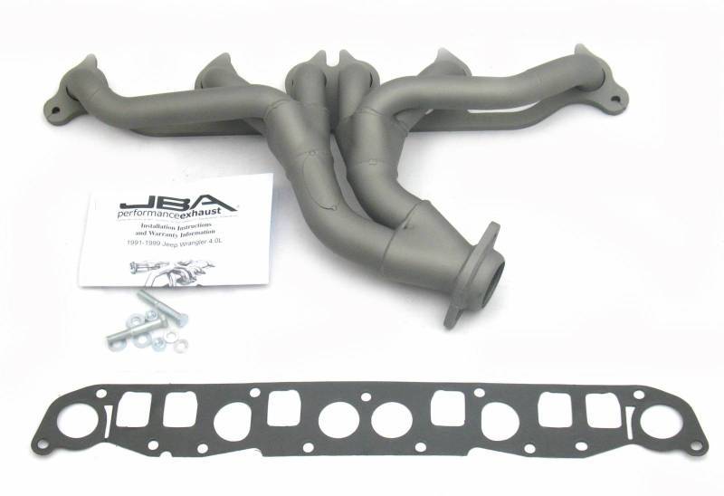 JBA Shorty Headers Jeep Cherokee L6 4.0L (1991-1999) CARB/Smog Legal 1