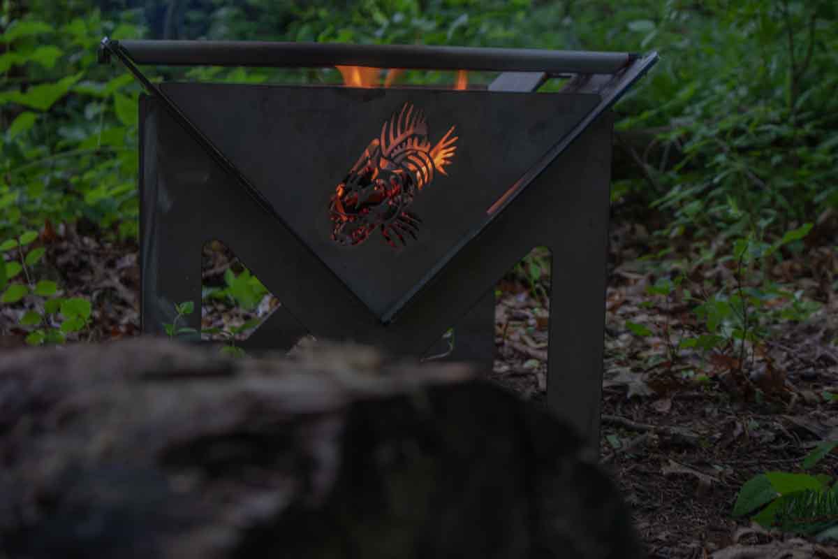 Fishbone Offroad Fire Pit - 1/8" Thick Steel
