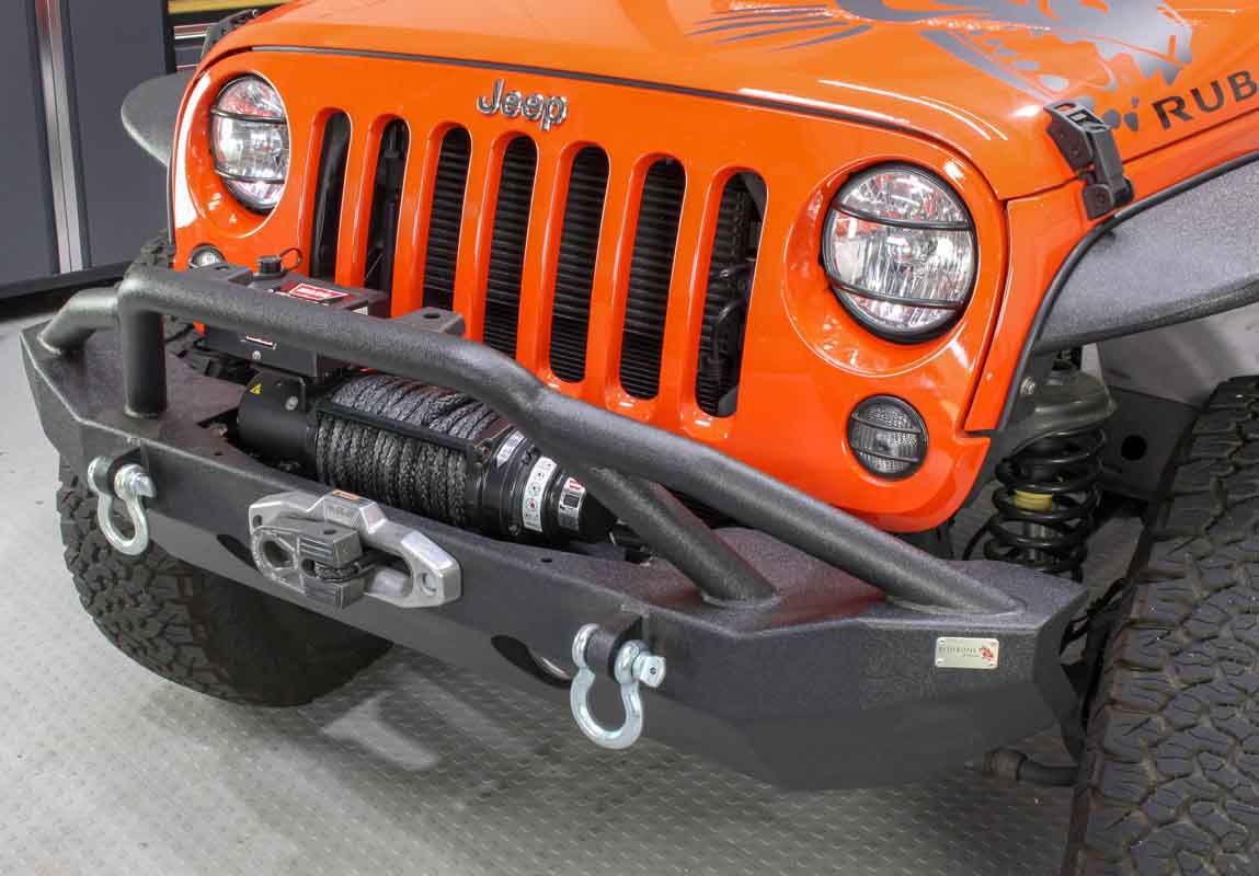Fishbone Offroad Front Bumper Jeep Wrangler JK (07-18) [Full Width Win